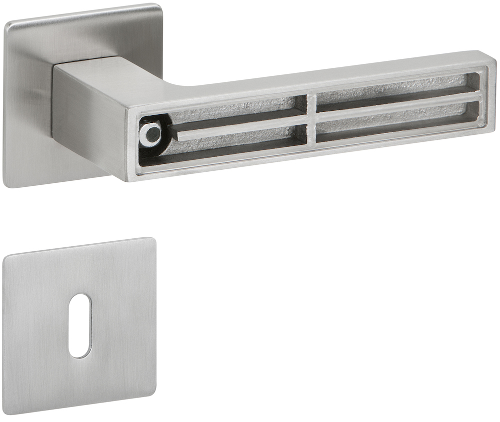 1682.MAG/2611.FL.BB-63 HERMAT Drückergarnitur mit Rosetten MAG ...