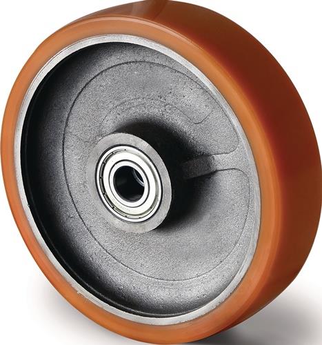 Ersatzrad D.125mm Trgf.550kg Polyurethan/Guss TECWERK 4015448758044