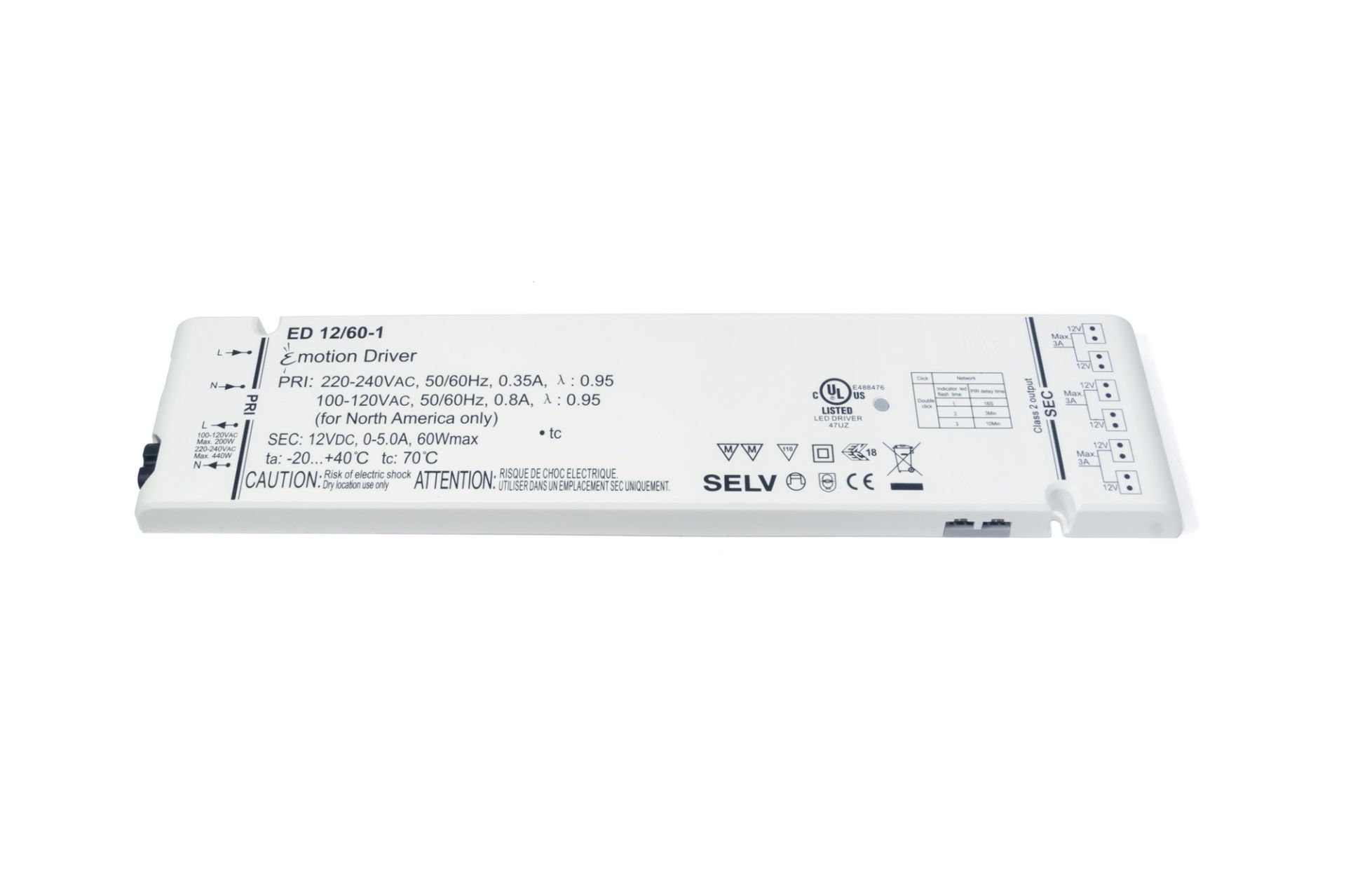 42 518028 0393 1 LED Emotion Driver 12V, 60W, 110V/230V 2000393